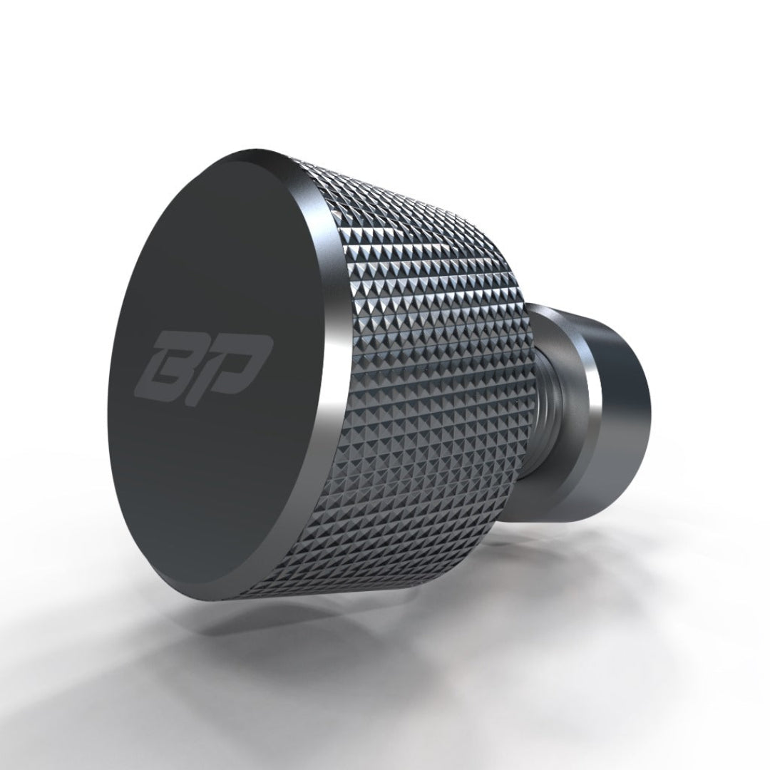 Knurled Anodized Aluminum Pop Pin